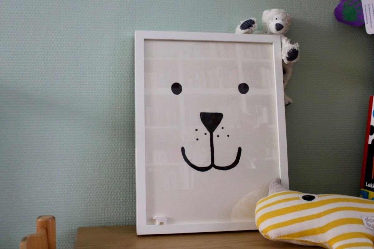 Poster voor de kinderkamer maken - Meer Voor Mama’s - Knutselen